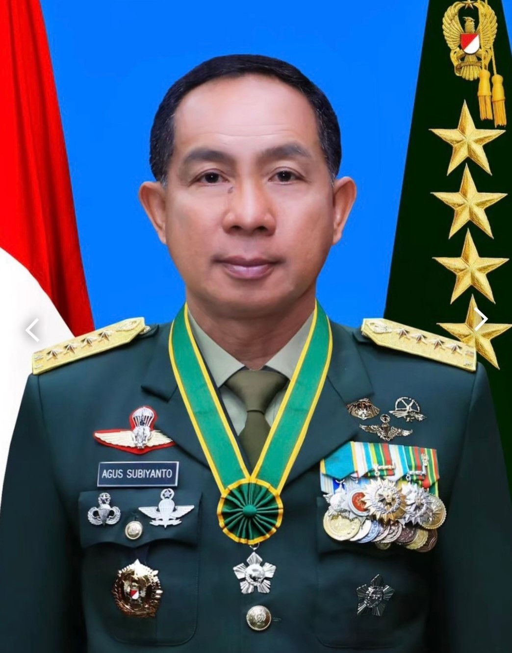 Presiden Joko Widodo Lantik Panglima TNI Jenderal TNI Agus Subiyanto